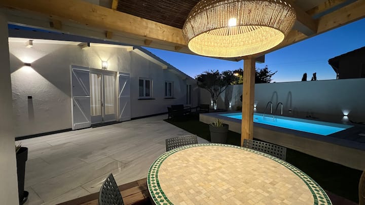 Plage De La Marana Maison Avec Piscine Privée - Corsica