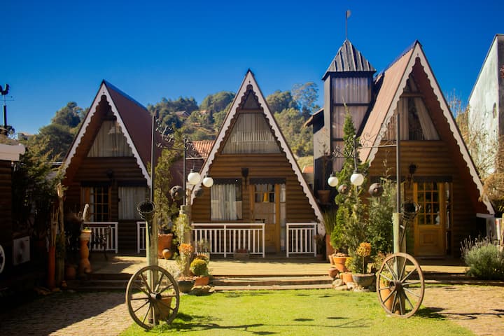 Chalé Família Com Café Da Manhã Gourmet - Santo Antônio do Pinhal