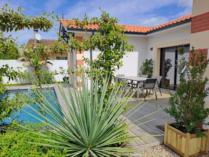 Villa"ô Cœur Du Bassin "Clim/piscine Chauffée 4*. - Gujan-Mestras