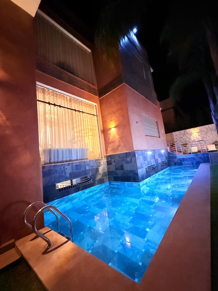 Villa Perle Piscine 4km Du Centre 6 Suites - Marrakesh