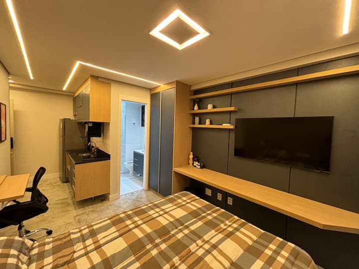 Flat Aconchegante E Completo (Itaim/moema E Cgh) - Moema