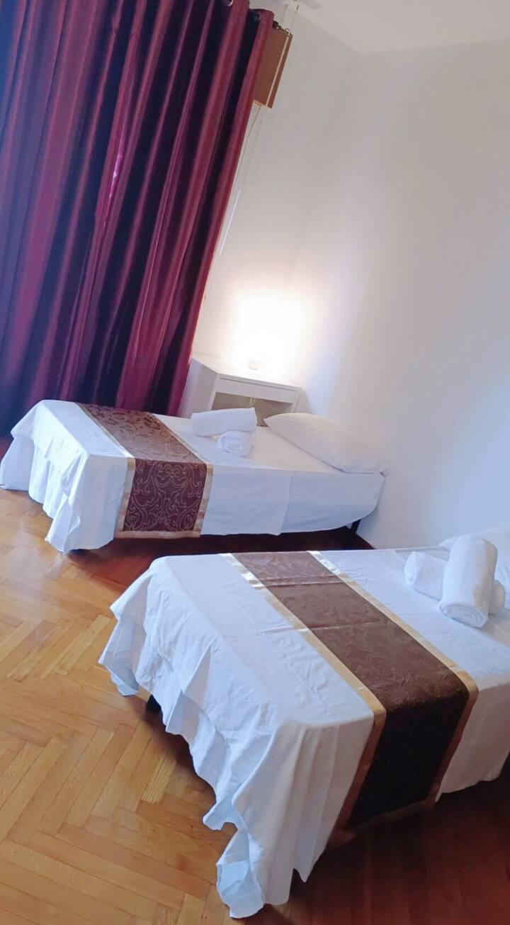 推荐离火车站3分钟双床22平大房间 22 Square Meter Double Bed Room - Venice