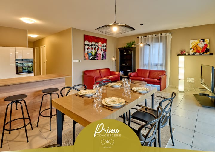 Le Manou, Neuf Av Terrasse, Parking & Ascenseur - Nevers