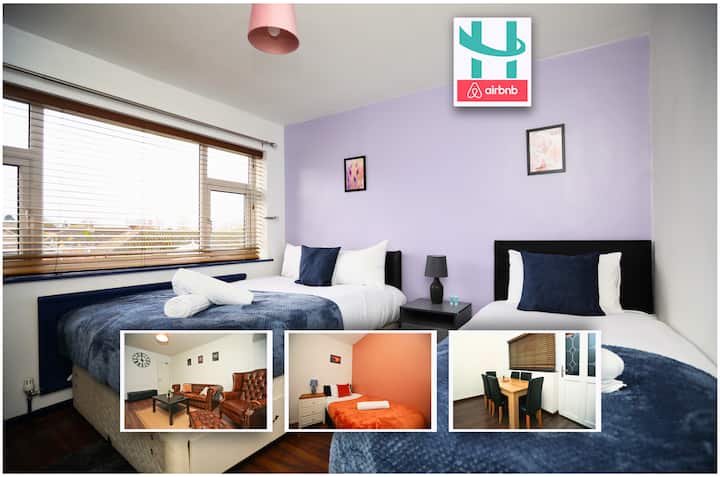 Modern6brhome|groups&contractors|freeparking - Loughborough