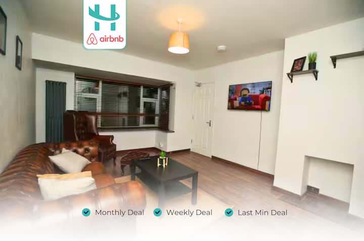 6br House | 5%off| Last Min | Leicestershire - Loughborough