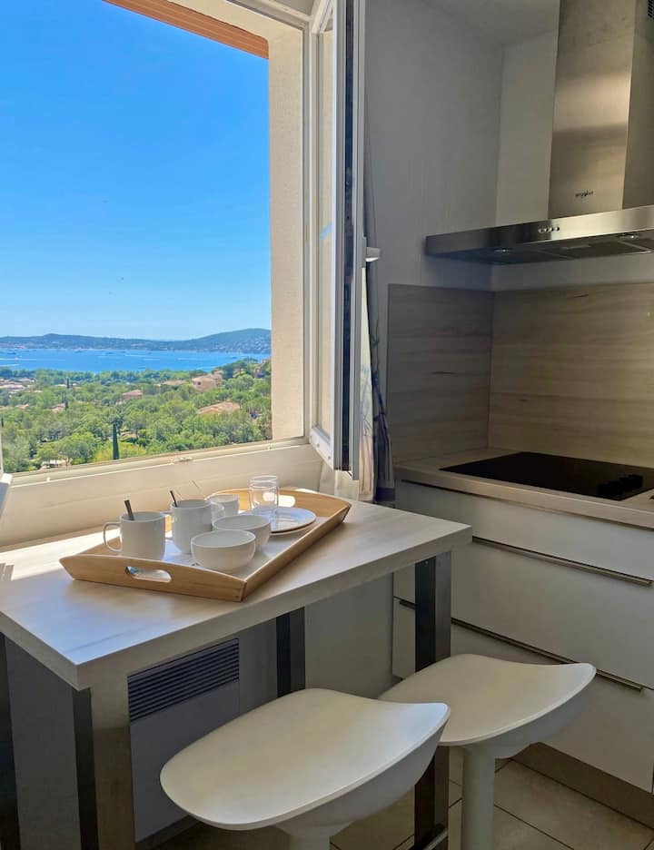 Appartement Vue Mer 5 Personnes - Les Restanques - Grimaud