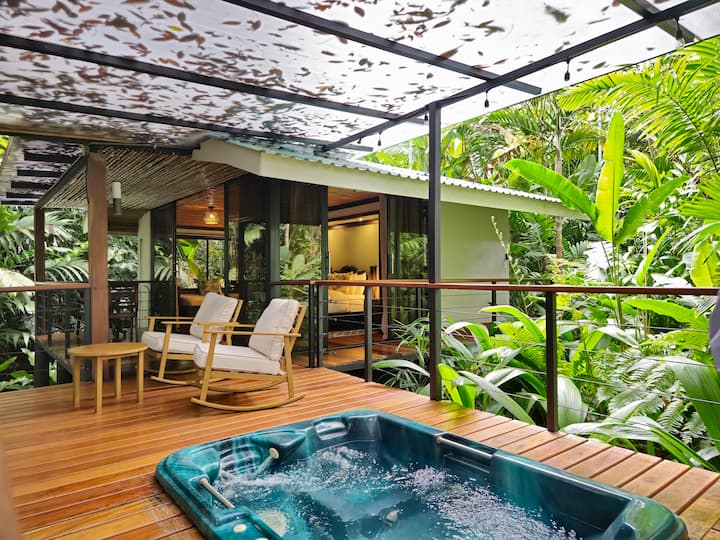 Secret Bungalows Lechu (Bungalow 1) With Breakfast - Costa Rica