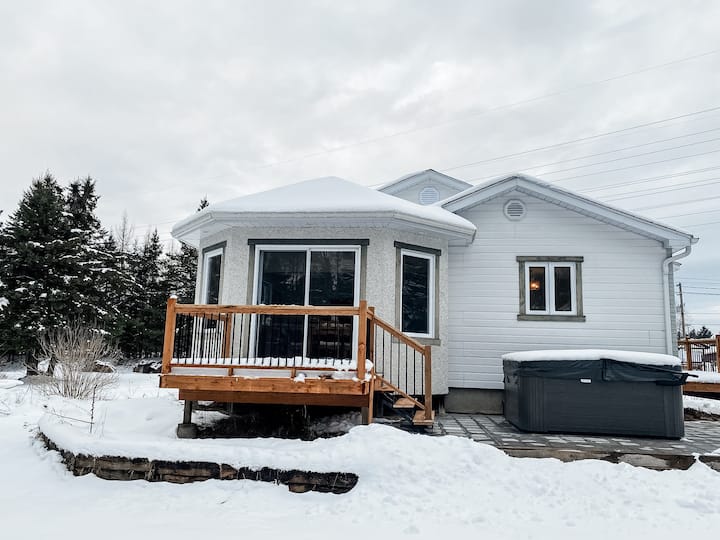 Theretreat At Tmh:hot Tub,on Train Du Nord Trail - Mont-Tremblant