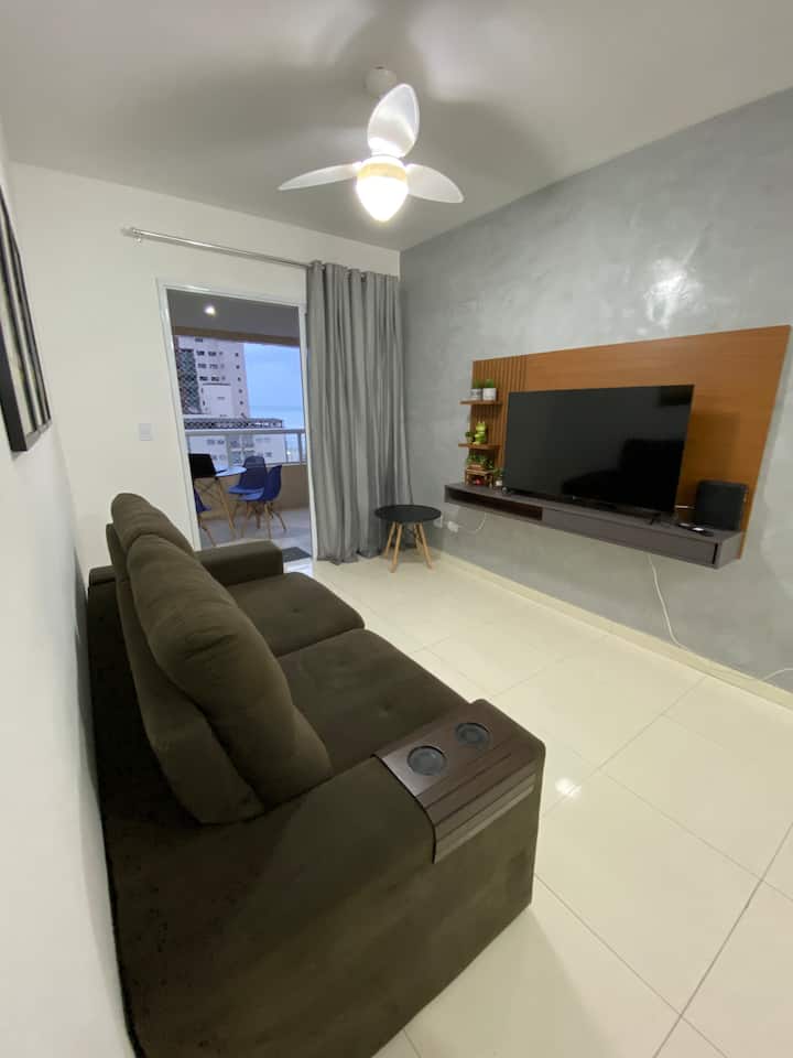Apartamento Vista Mar 2 Vagas Garagem - Praia Grande