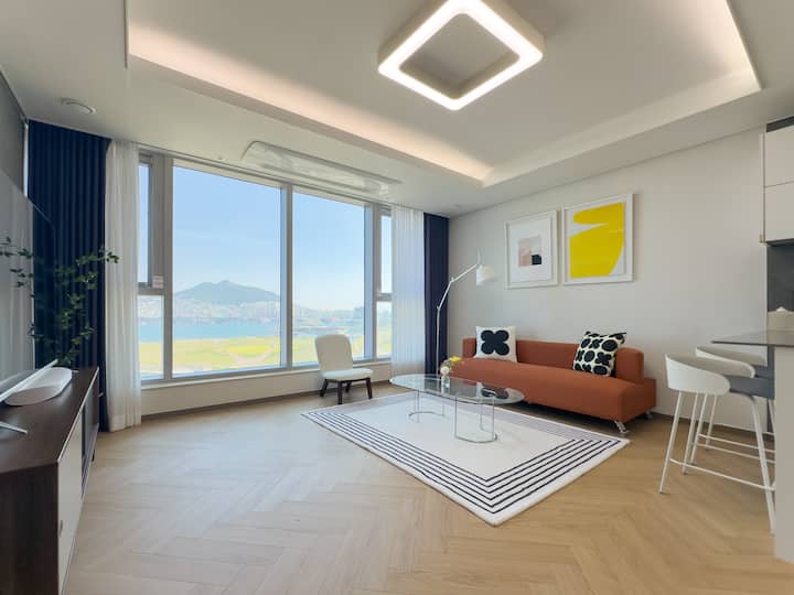 【부산역 5분】#오션뷰#아늑함 - 51m²|최대3인|침대1|취사+빨래o / 짐보관+무료주차 - Busan