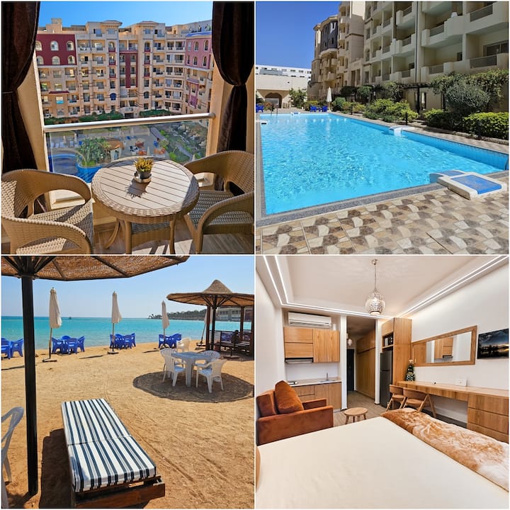 Cosy & Chic | Plage Gratuite Et 3 Piscines — Wi-fi - Egypt