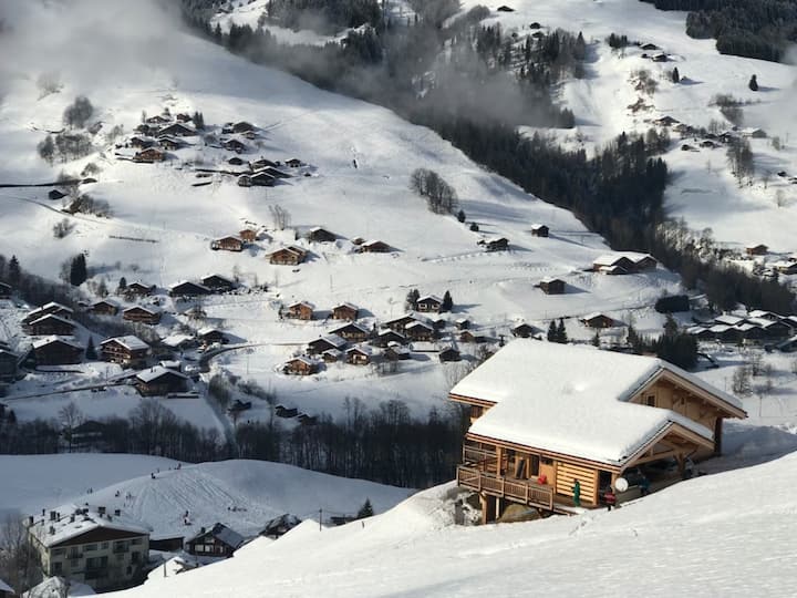 Magnifique Chalet Dominant Le Village  D'areches - Hauteluce - Les Saisies