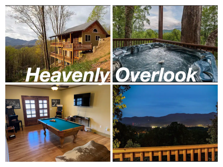 Heavenly Overlook King Bed Pool Table Easy Access - Bryson City, NC