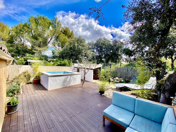 Maison&nbsp;Jardin, Piscine, Clim, Wifii,parking - Nîmes