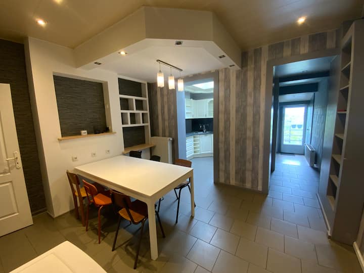 Maison Calme 4 Chambres Et Jardin - Dour