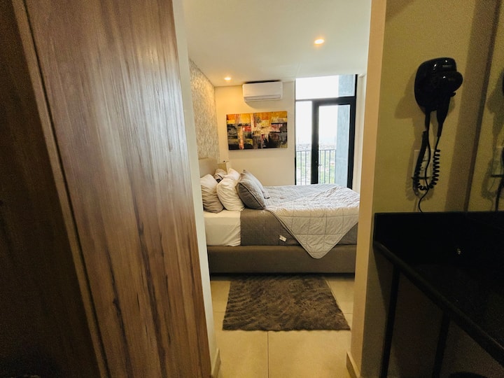 Comfort Eden/gym/wi-fi/parking/bbq/arena - Monterrey