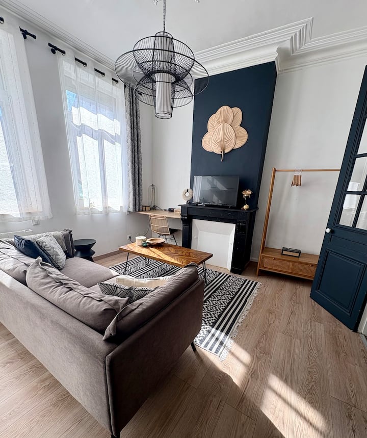 L’art Appart' - T2 - Lit King Size - Proche Centre - Amiens