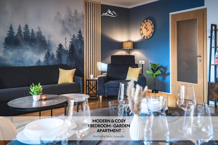 Alpstay "Eulennest" | Modern Garden Apartment - Bad Kleinkirchheim