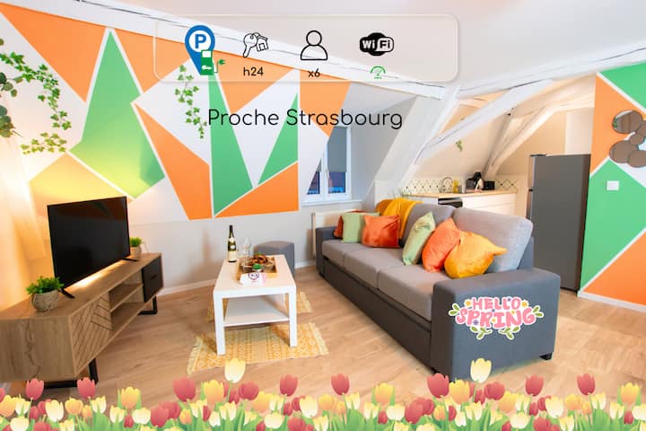 Au Cœur Du Vignoble - Centre Ville Proche De Tout - Molsheim