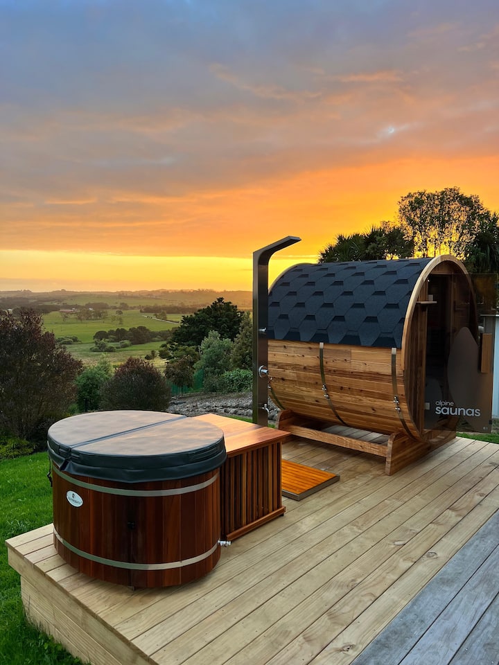 Tranquil Rural Escape W Sauna + Ice Bath - Mangawhai