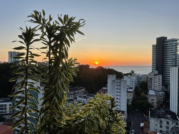 Casa Pôr Do Sol, Na Praia Do Porto Da Barra - Barra