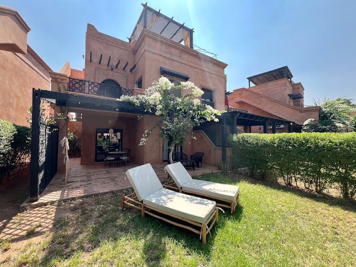 Bel Rez-de-jardin Atlas Golf, Piscine Et Parc-jeux - Marrakesh