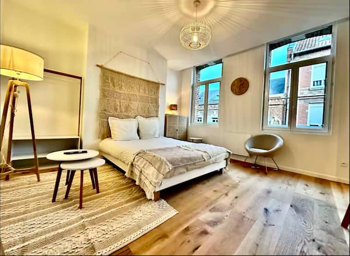 Spacious Studio : Quartier Henriville - Gare d'Amiens