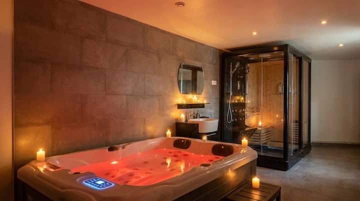 Cosy Spa Compiègne, Jacuzzi, Sauna, Hammam Prive - Compiègne