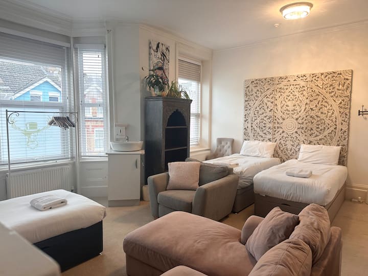 Super Large Room 4 Min Walk Town Beach - Bournemouth