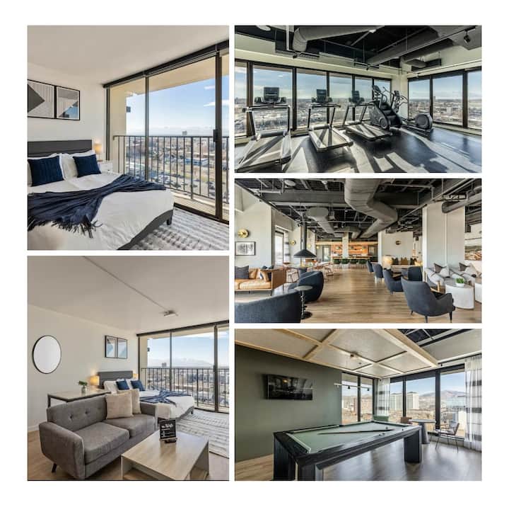 Luxury Studio Apt Downtown – 3 Min To Delta Arena - 鹽湖城