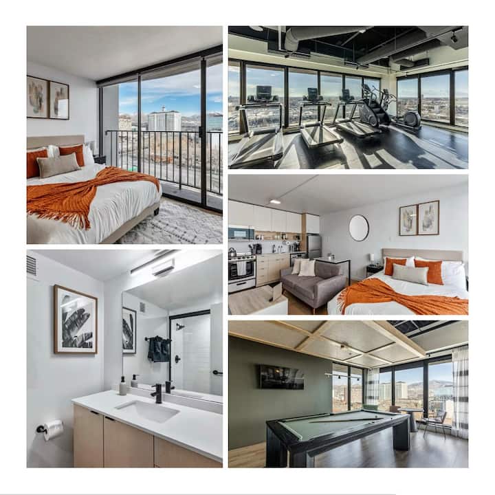Dt Studio | Gym | Pool Table | 11th Floor |Parking - Salt Lake City, UT