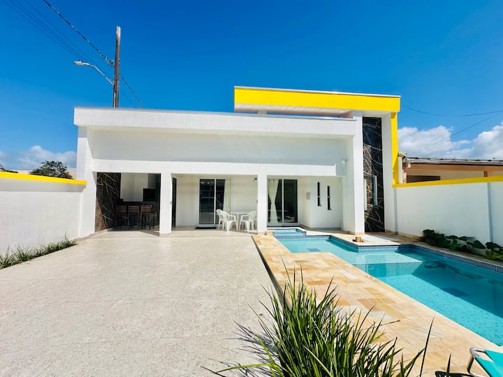 Casa Solymar Ar-con Piscina 14 Pessoas Perto Praia - Matinhos