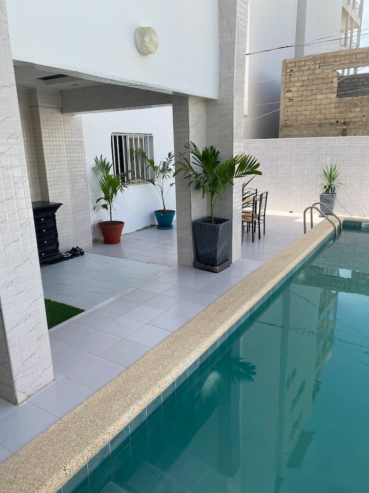 Villa Haute Standing De 4 Chabre Salon Avc Piscine - Dakar
