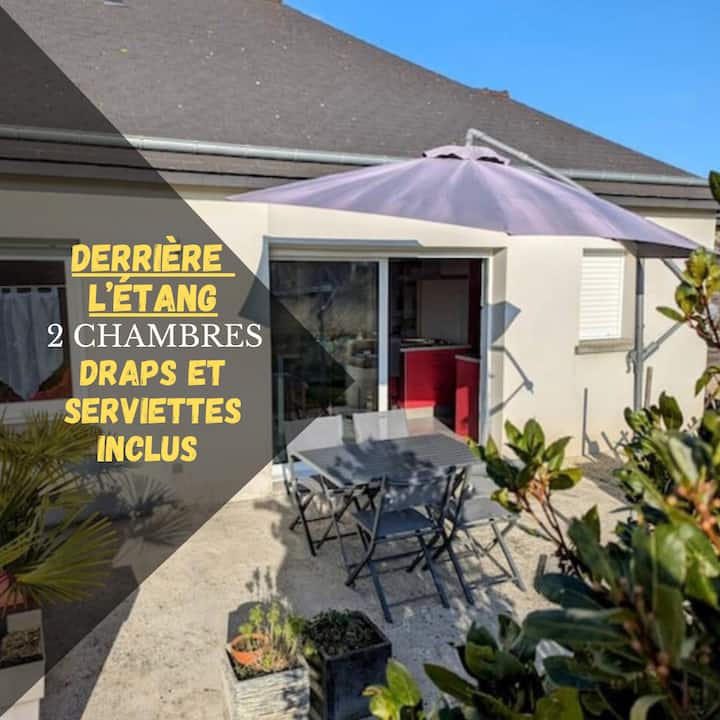 Derrière L'étang-maison De Plain-pied Confortable - Pordic