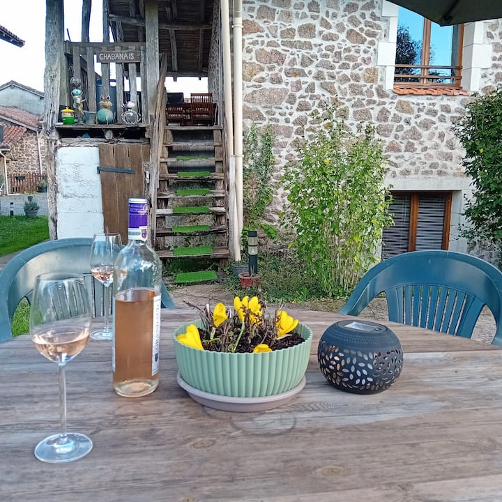 Tranquille Vienne Gite Chabanais Verwarmd Zwembad - La Péruse