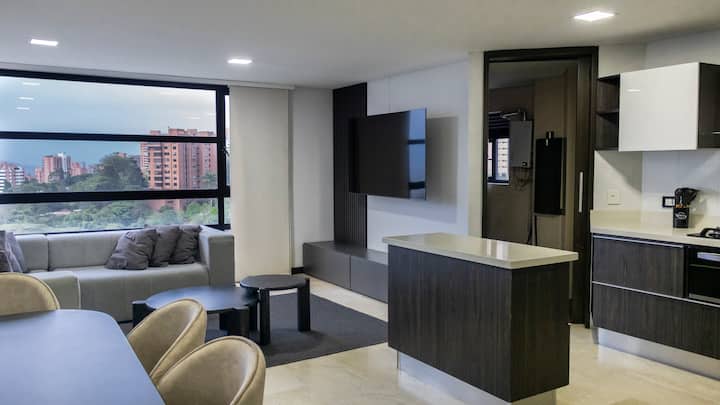 1002 Acogedor, Familiar Y Hermosa Vista El Poblado - Medellín