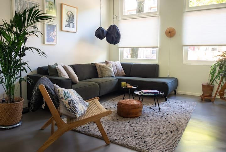 Modern 2-level Apt With Garden In Lively Area - Amszterdam