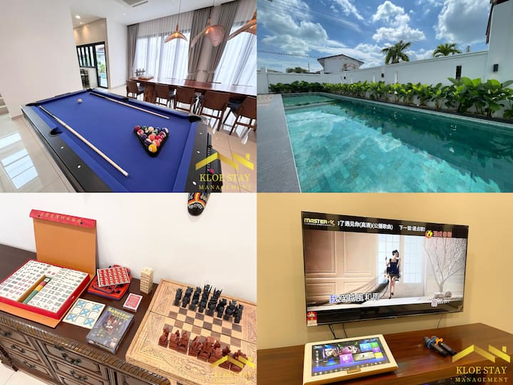 【Villa By Oldman】semi-d/20pax/designer/pool/ktv - Malacca