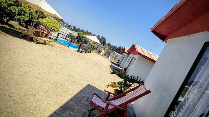 Cabaña 2 Con Piscina Compartida - Quintero