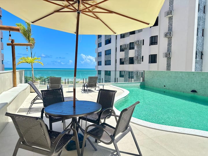 Flat Maravilhoso A Beira Mar - Recife