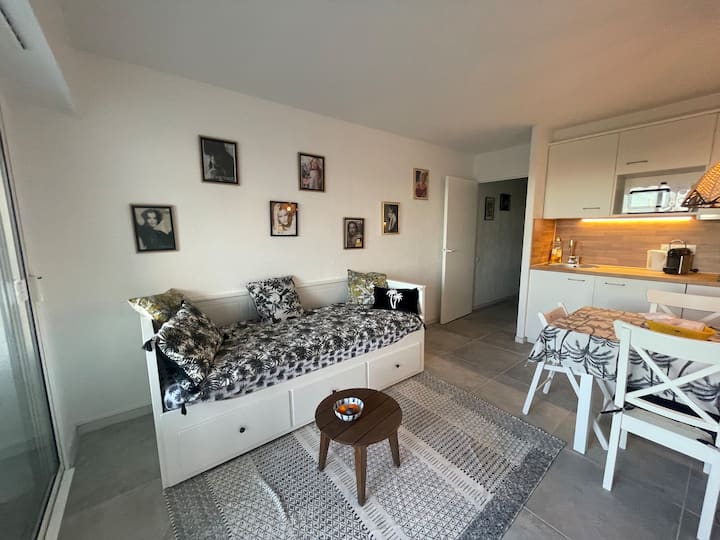 Studio Avec Terrasse Vue Port (Climatisé) - Plage de la Batterie