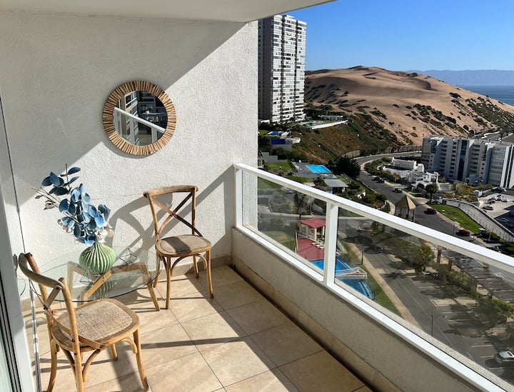 Hermoso Depto Con Vista Al Mar! Estac Gratis! - Concón