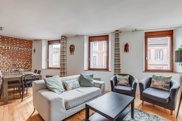 Duplex Tolosa T3*dôme Grave*pont-neuf*free Parking - Toulouse