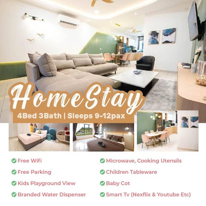 Family Friendly Home | 5 Mins To Aeon & Lotus - Seremban