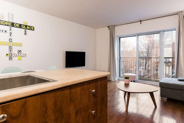Charmant Loft Avec Terrasse Privée Sur Le Toit - Laval