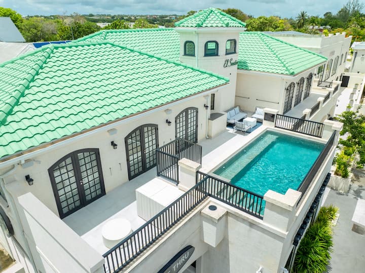 Ph1 -Luxury Oceanview 1br Penthouse W/rooftop Pool - Barbados