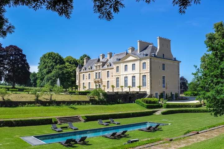 Château Avec Piscines, Spa, Multi-sports - Calvados