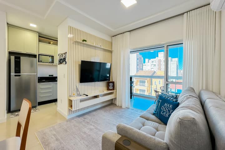 Palmas | Apto Novo, Frente Rua | 350m Do Mar! 0444 - Governador Celso Ramos