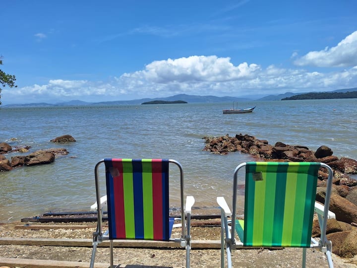 Casa Com Vista Pro Mar E Praia Privativa - Florianópolis