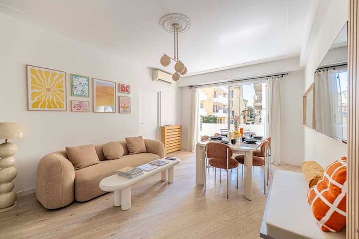 Grand T4 Chic Près Du Port | Balcon & Clim - Nice